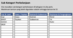 Akaun Perniagaan Excel - Untung Rugi & Kunci Kira-kira ⋆ Rekemen